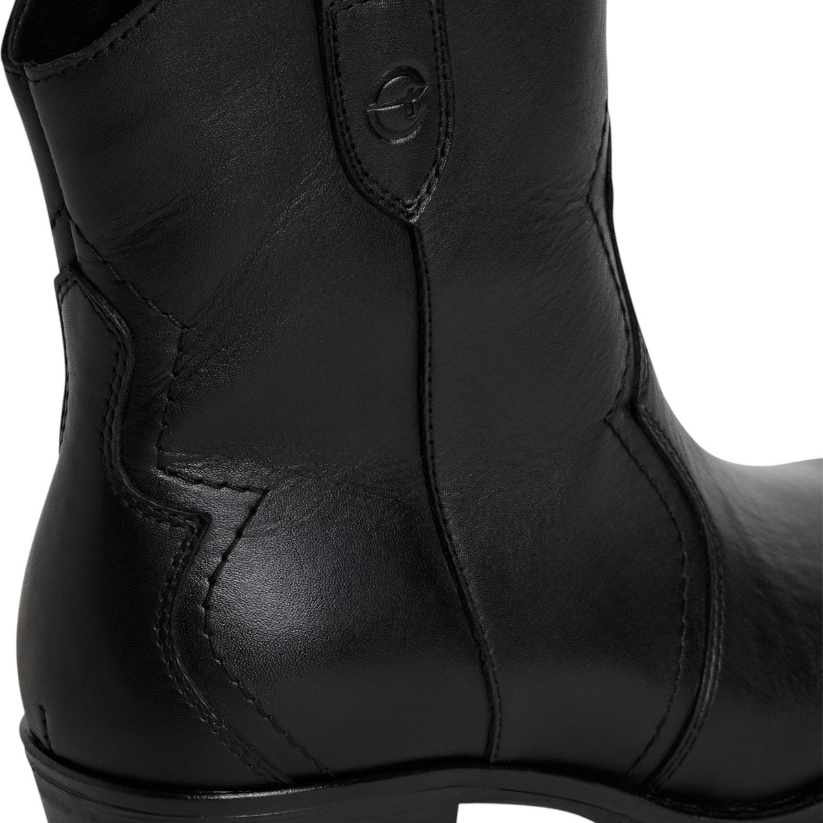 Купить женские весенне-осенние казаки tamaris чёрный цвет 36 размер в ...